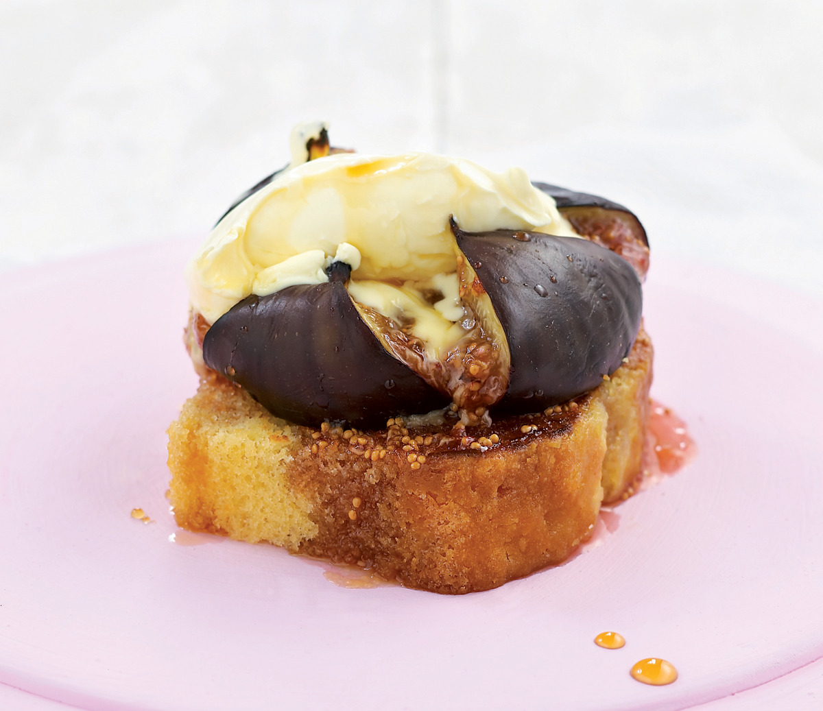Charred figs and mascarpone recipe | Woolworths TASTE