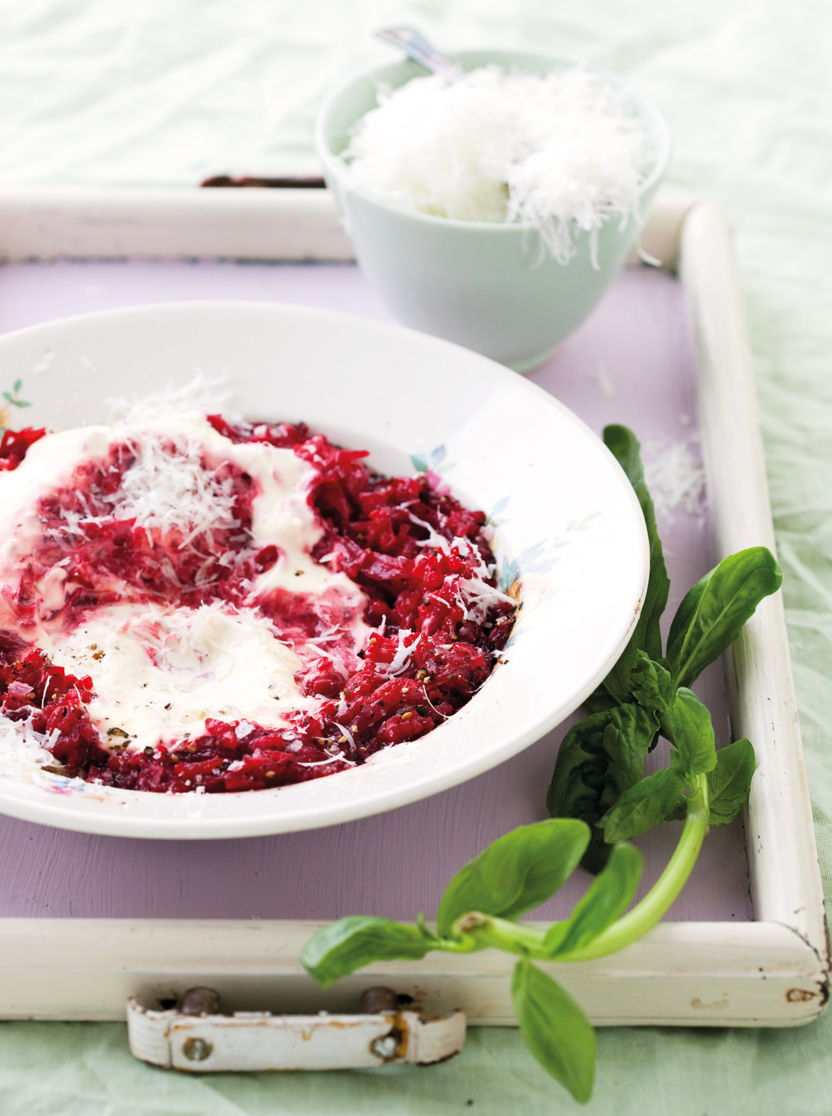 Beetroot risotto with lemon mascarpone | Woolworths TASTE
