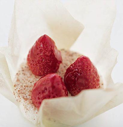 Baked sweet ricotta with glazed strawberries | Woolworths TASTE