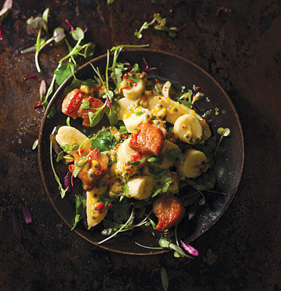 Banana salsa with crispy gammon | Woolworths TASTE