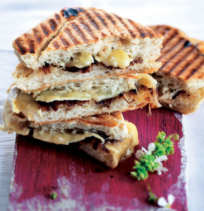 Brie and caramelised onion braai sarmies | Woolworths TASTE