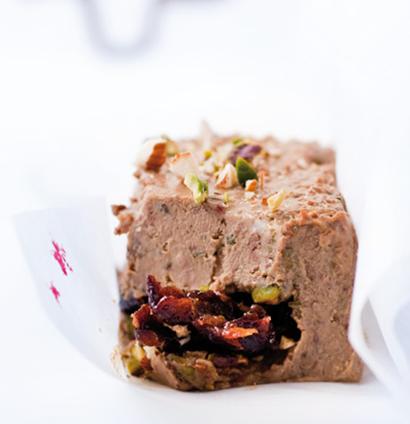 Chicken-liver terrine with a pistachio-and-date centre | Woolworths TASTE