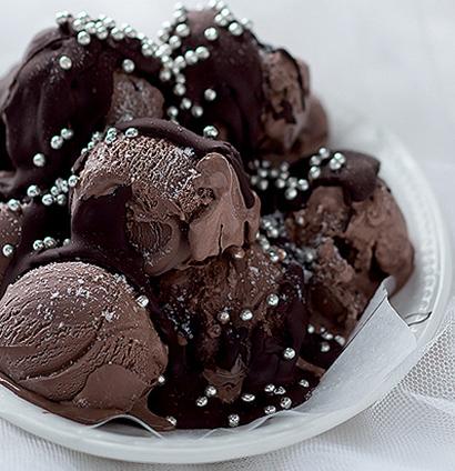 Chocolate-capped ice cream platter | Woolworths TASTE
