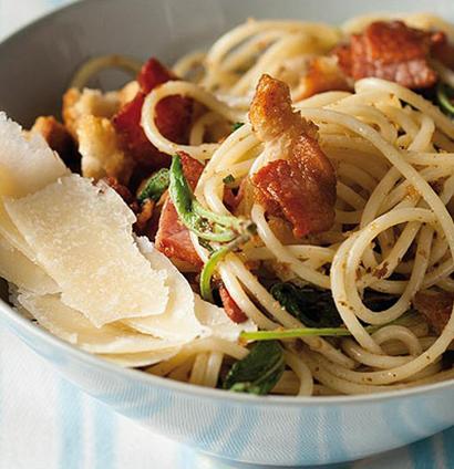 Crisp Bacon and Parmesan Spaghetti Recipe | Woolworths TASTE