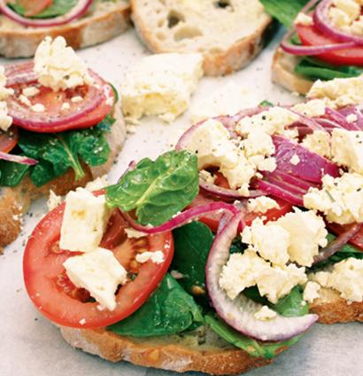 Greek salad toasties recipe | Tangy | Woolworths TASTE