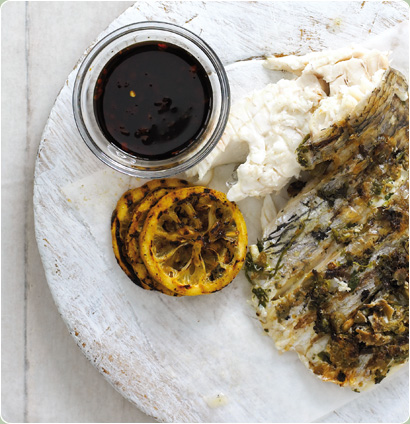 Grilled salted caper kabeljou recipe | Woolworths TASTE