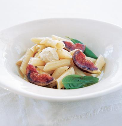 Organic penne with fresh figs, Parmesan and rosemary gelato ...