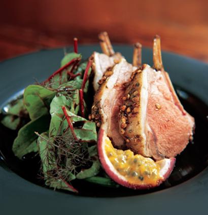 Rack of lamb with crushed coriander and granadilla | Woolworths TASTE