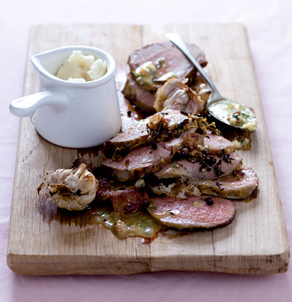 Roast beef with cafe de paris butter and mash | Woolworths TASTE