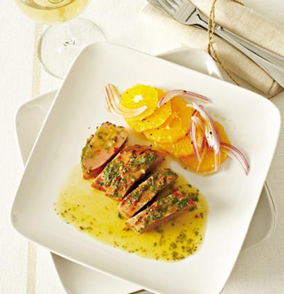 Spiced Smoked Pork Fillet & Orange Salad recipe | WW TASTE