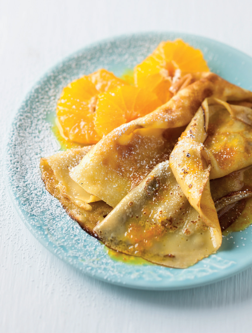 Sticky orange pancakes | Woolworths TASTE