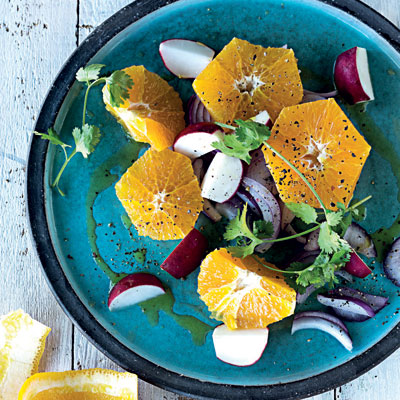 Recipe: Orange, radish and coriander salad