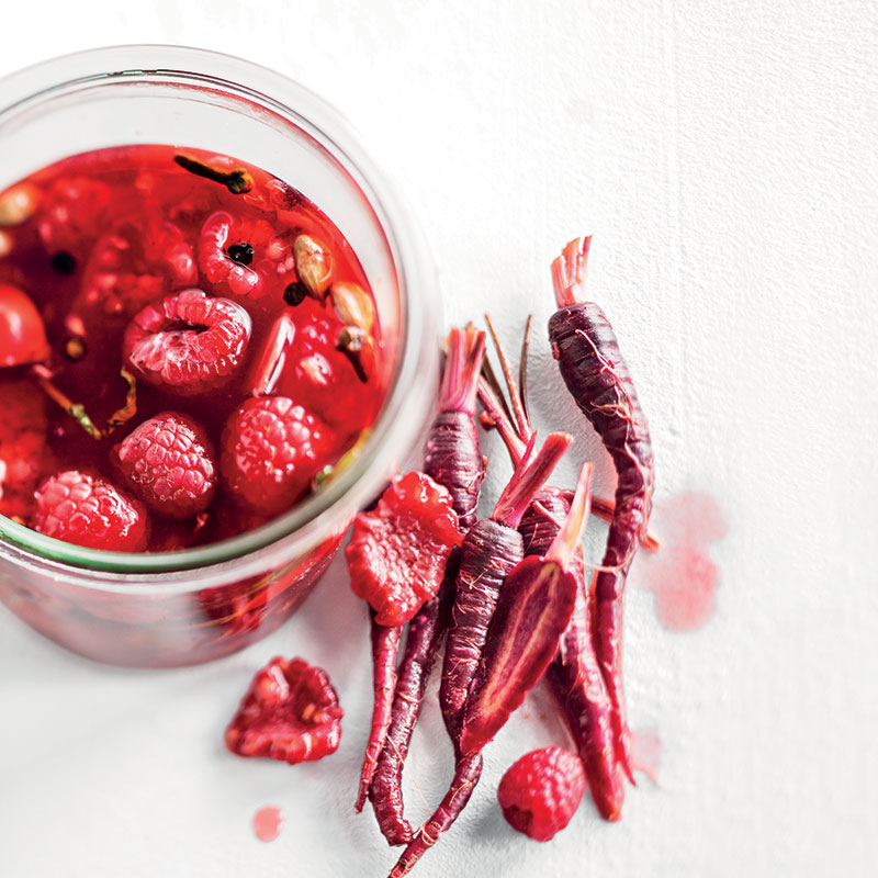 Berry-vinegar pickled baby veggies | Woolworths TASTE