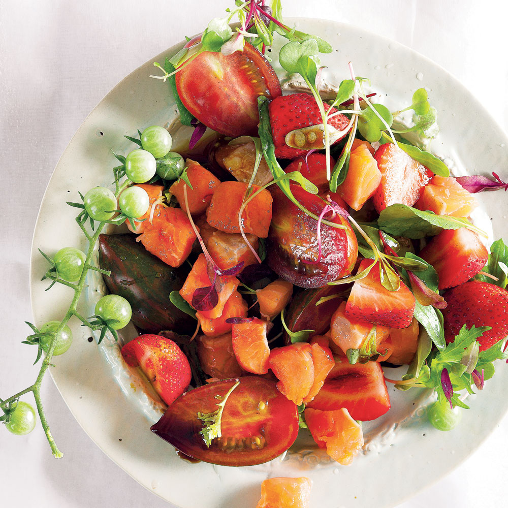 Trout Tartare and Exotic Tomatoes recipe | Woolworths TASTE