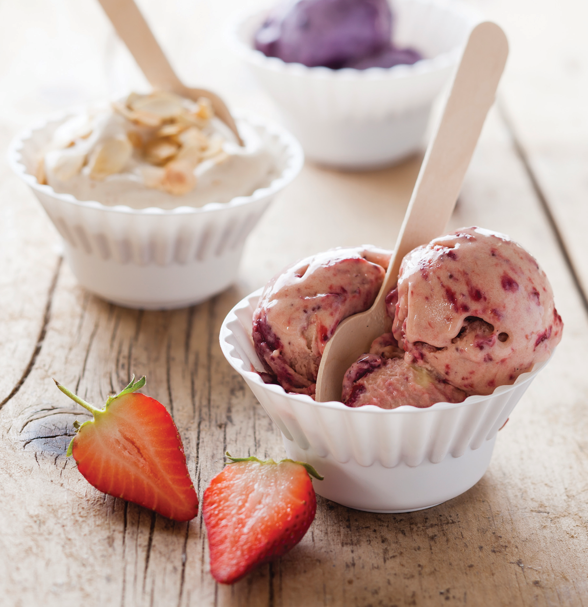 Roast Strawberry Coconut Ice Cream recipe | Woolworths TASTE
