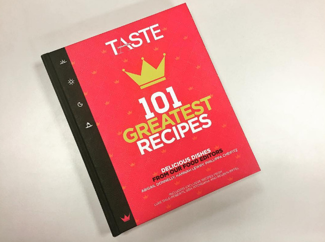The new TASTE cookbook is what you really want for Christmas ...
