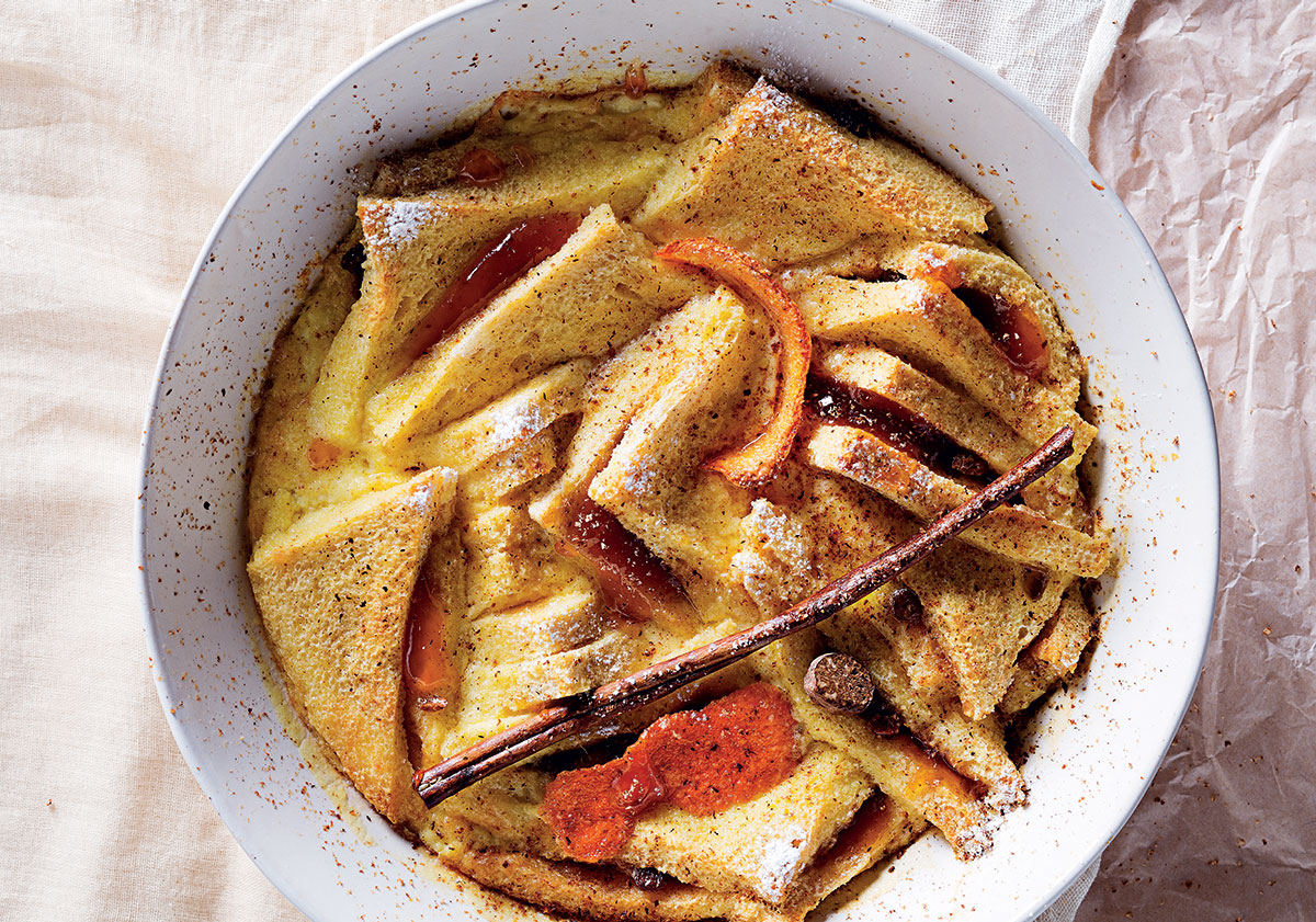Citrusy bread and butter pudding recipe |Woolworths TASTE