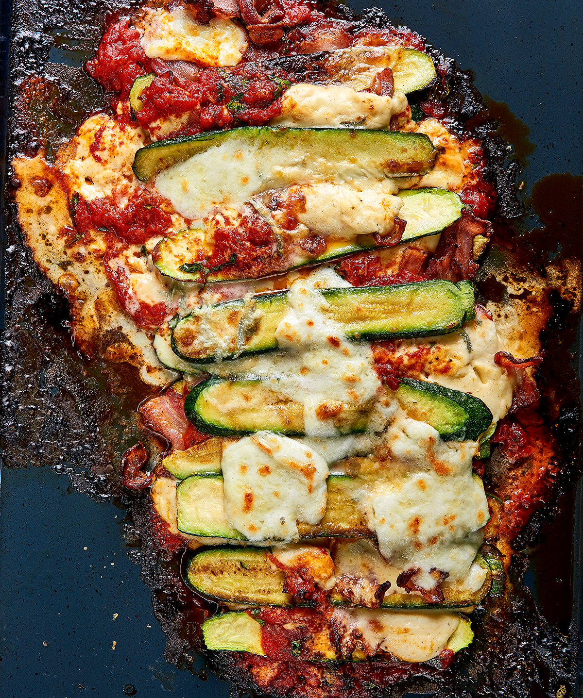 The 20-minute three-cheese baby marrow lasagne that you want to make ...