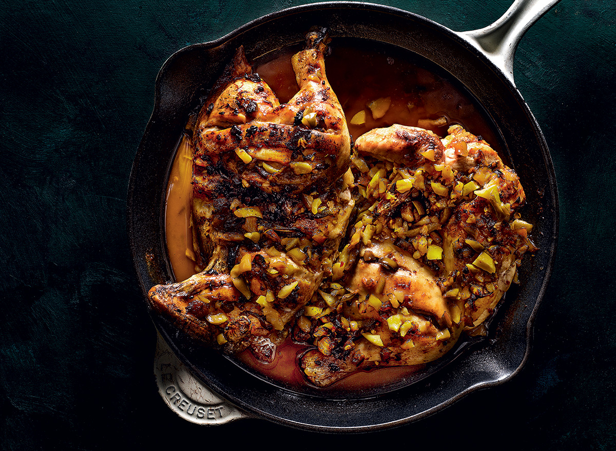Indian chicken roasted in atchar recipe | Flavours | TASTE