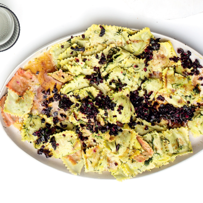 Beetroot-top ravioli with fennel and burnt butter | Woolworths TASTE