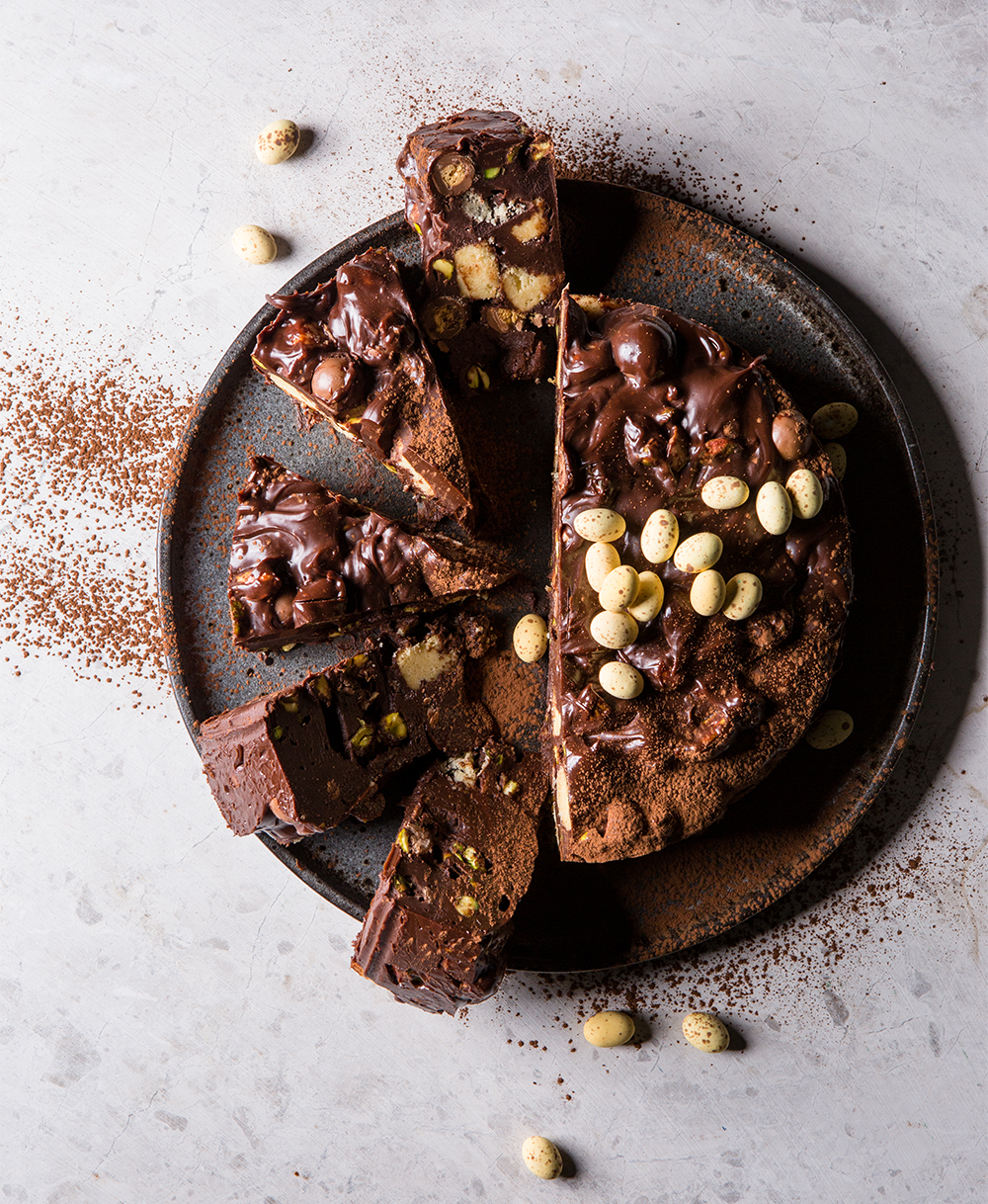 Chocolate Easter fridge cake | Woolworths TASTE