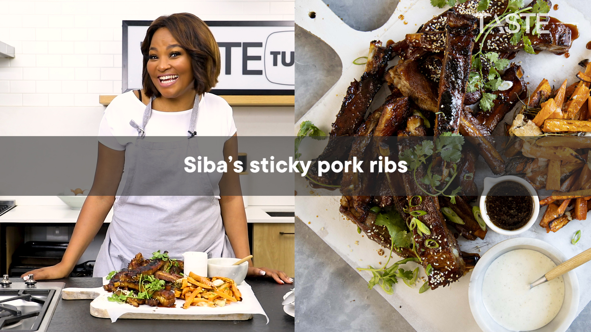 Watch: Siba's sticky pork ribs | Woolworths TASTE