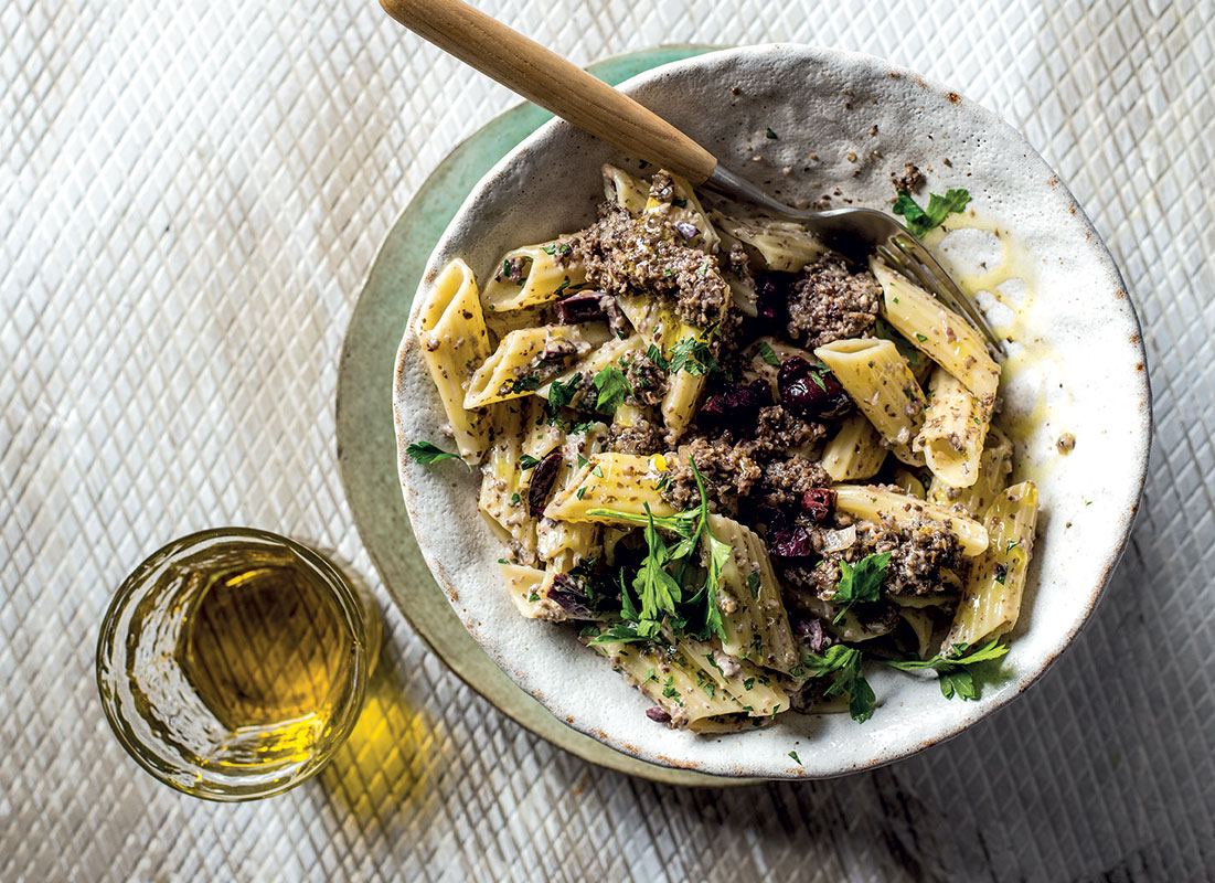 Olive-flecked pasta | Woolworths TASTE
