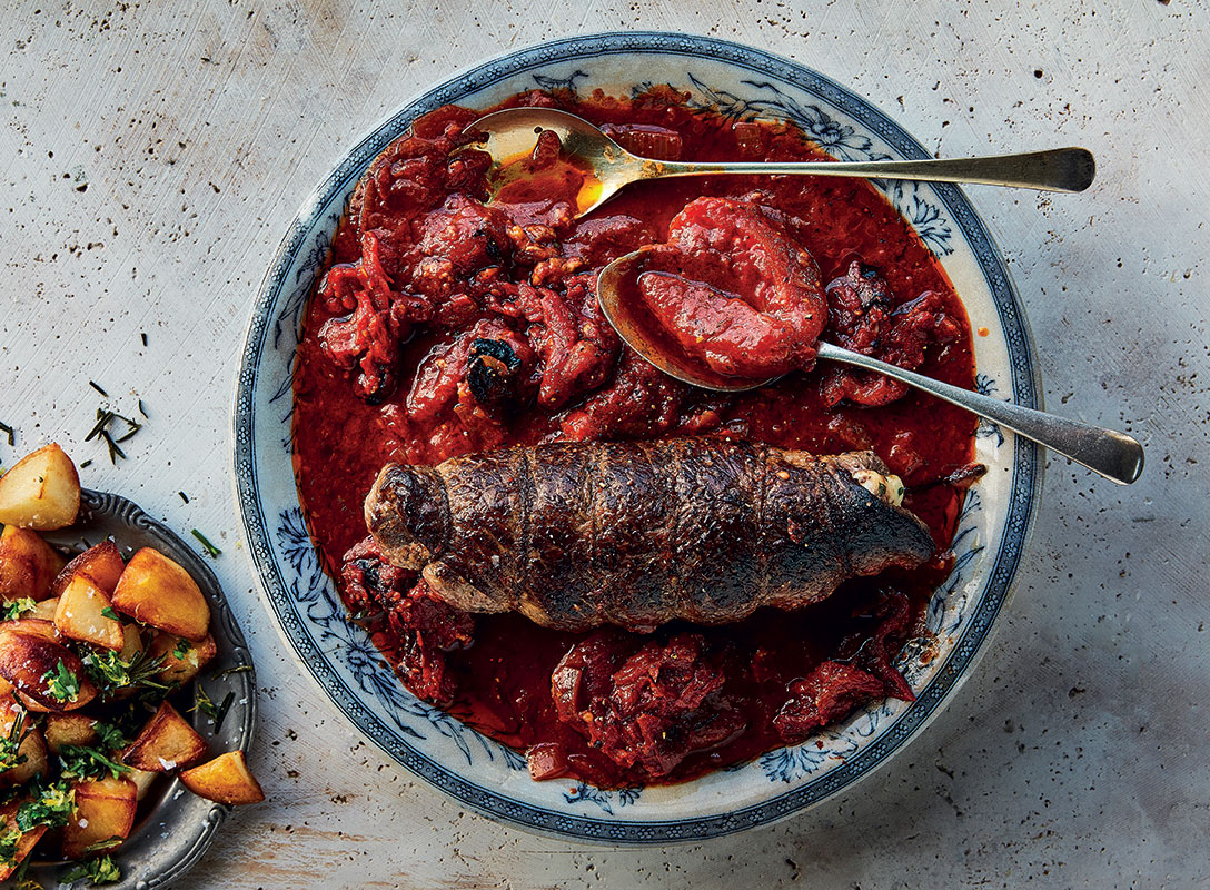 Braciole rolled beef recipe | Roast | Woolworths TASTE