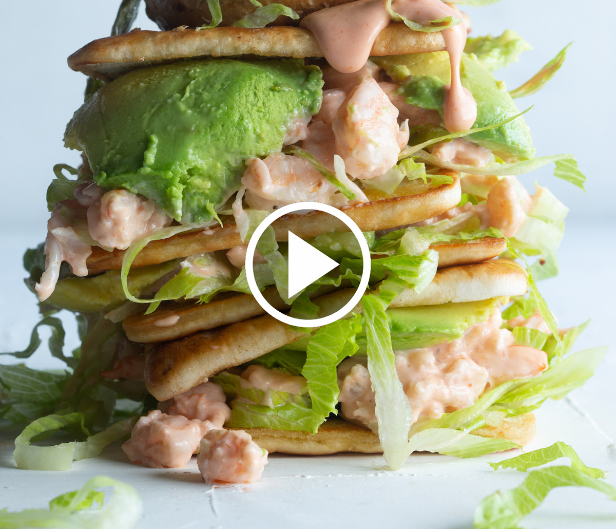 Watch: avo ritz sandwiches | Woolworths TASTE