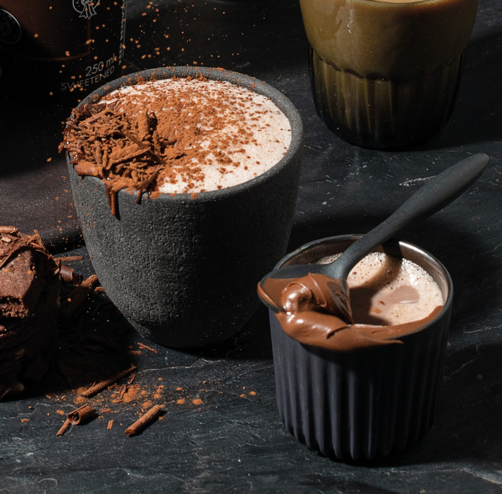 Is this creamy chocolate milk better hot or cold? Try both ...