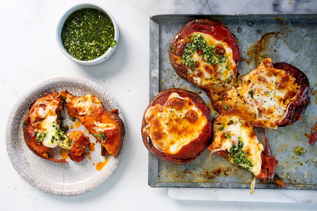 Sweet Potato Pizzas Recipe | Flavourful | WW TASTE