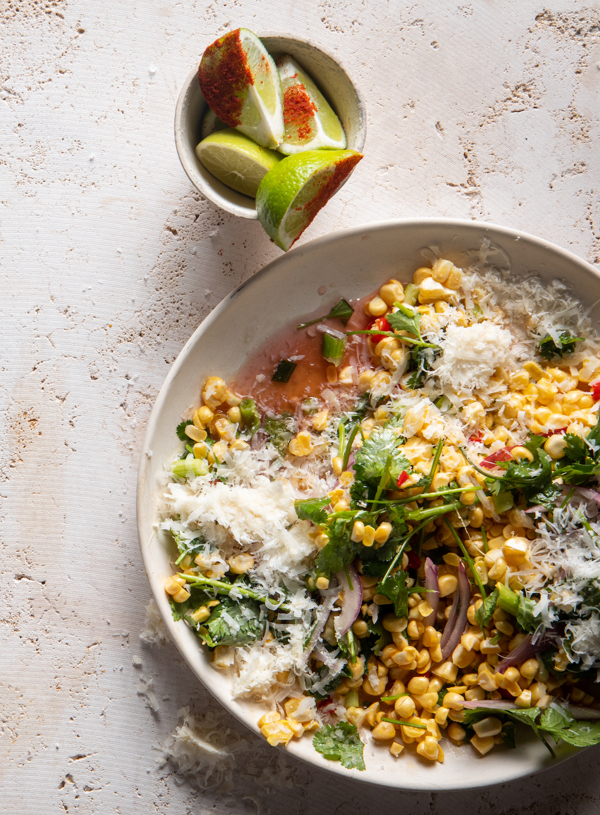 Corn, Parmesan and chilli salad | TASTE Magazine