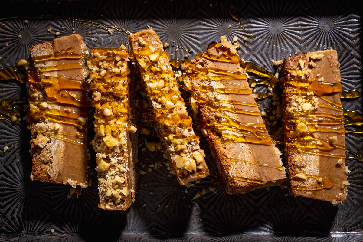 Almond-butter fudge with a shortbread crust | Woolworths TASTE