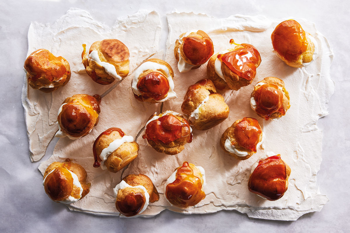 Caramel puffs recipe | Sweet & Crsipy Delights | TASTE