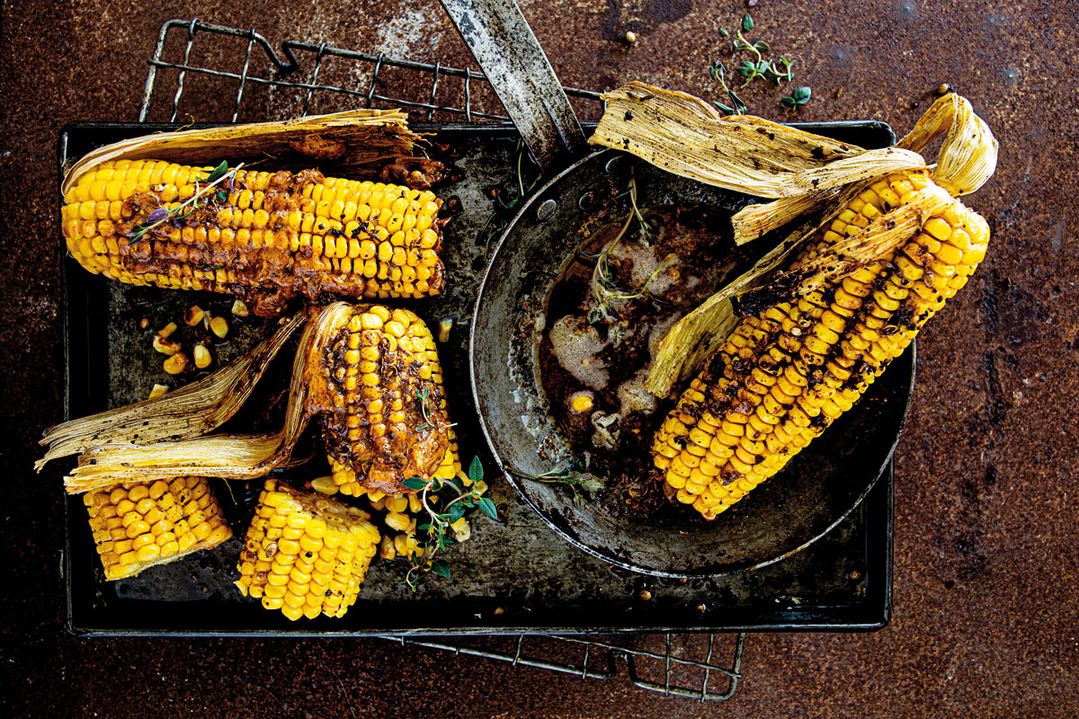 Smokey braaied sweetcorn | Woolworths TASTE