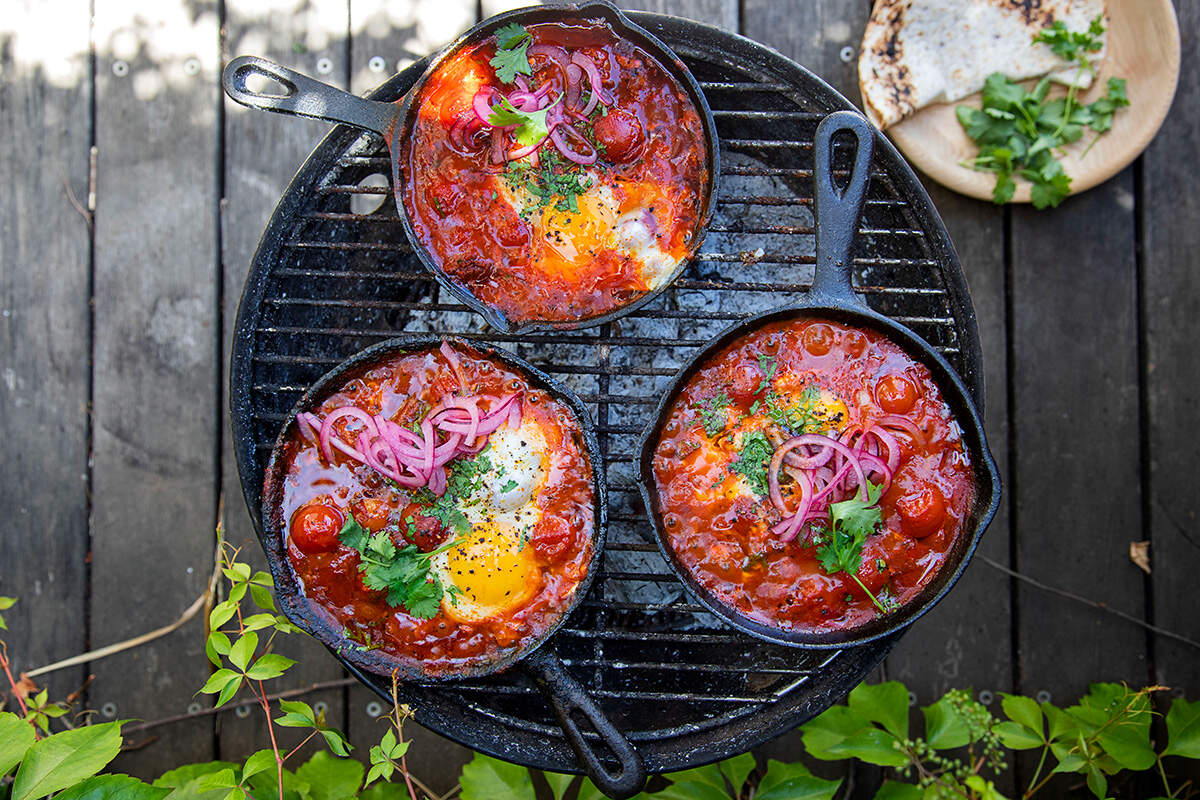 Campfire mini soffrito shakshuka recipe | Woolworths TASTE