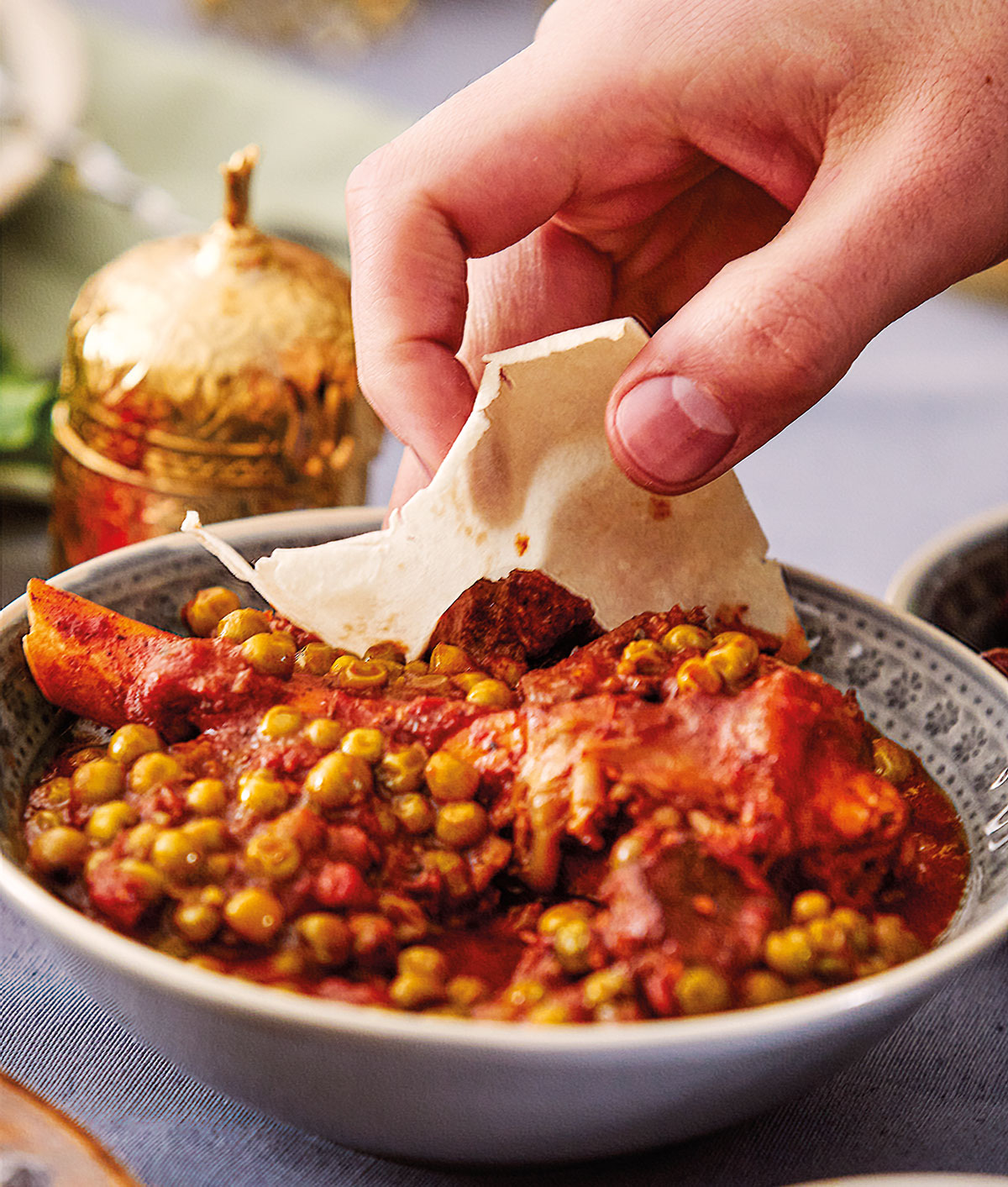 Bazella Ma'a Rooz lamb casserole recipe | TASTE