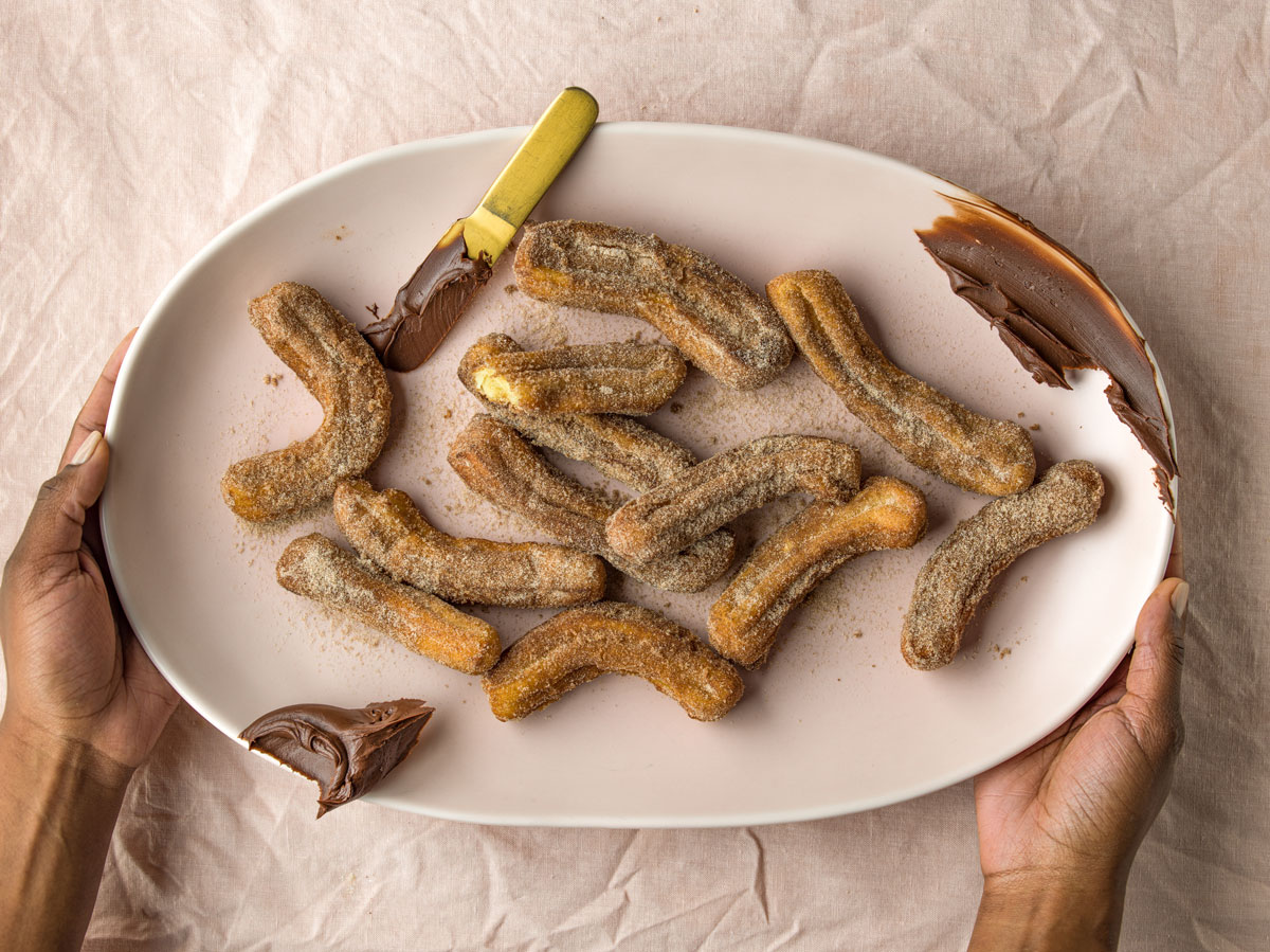 Churros recipe | Fluffy & Irresistible Deicious | TASTE