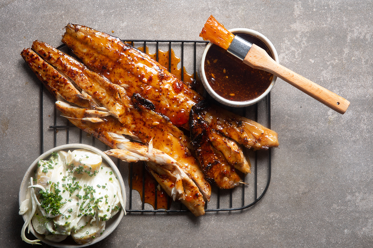 Mustard-and-apricot snoek | Woolworths TASTE