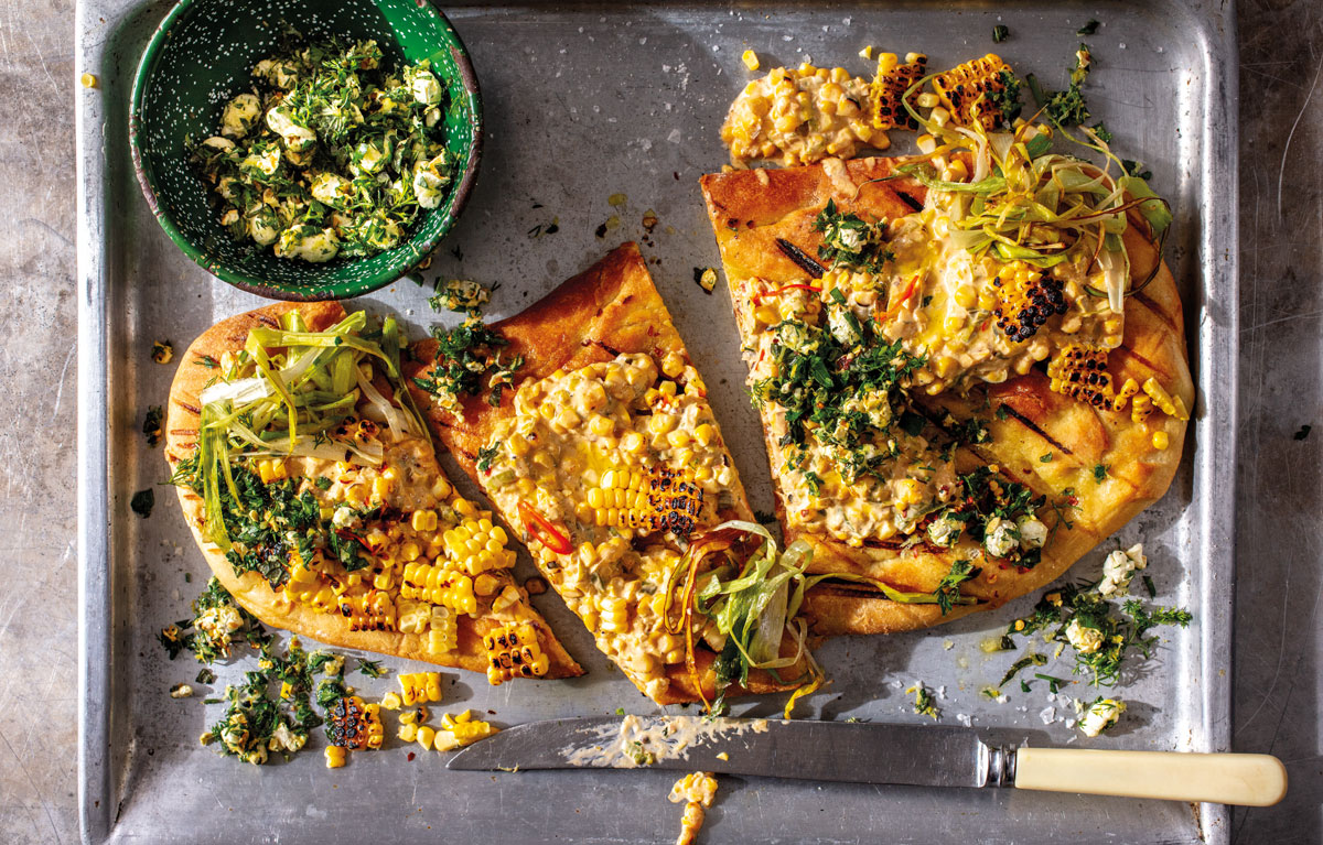 Sweetcorn flatbread | Woolworths TASTE