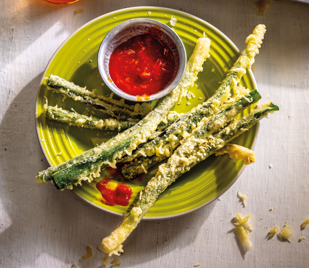 Tempura spring onions with ibhisto | Woolworths TASTE