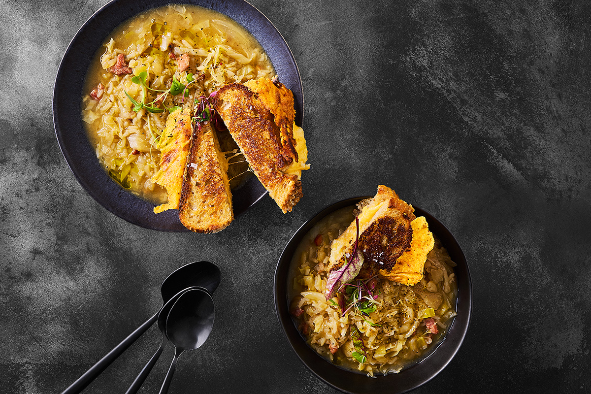 Classic Italian cabbage-and-rice soup with toasted cheese | Woolworths ...