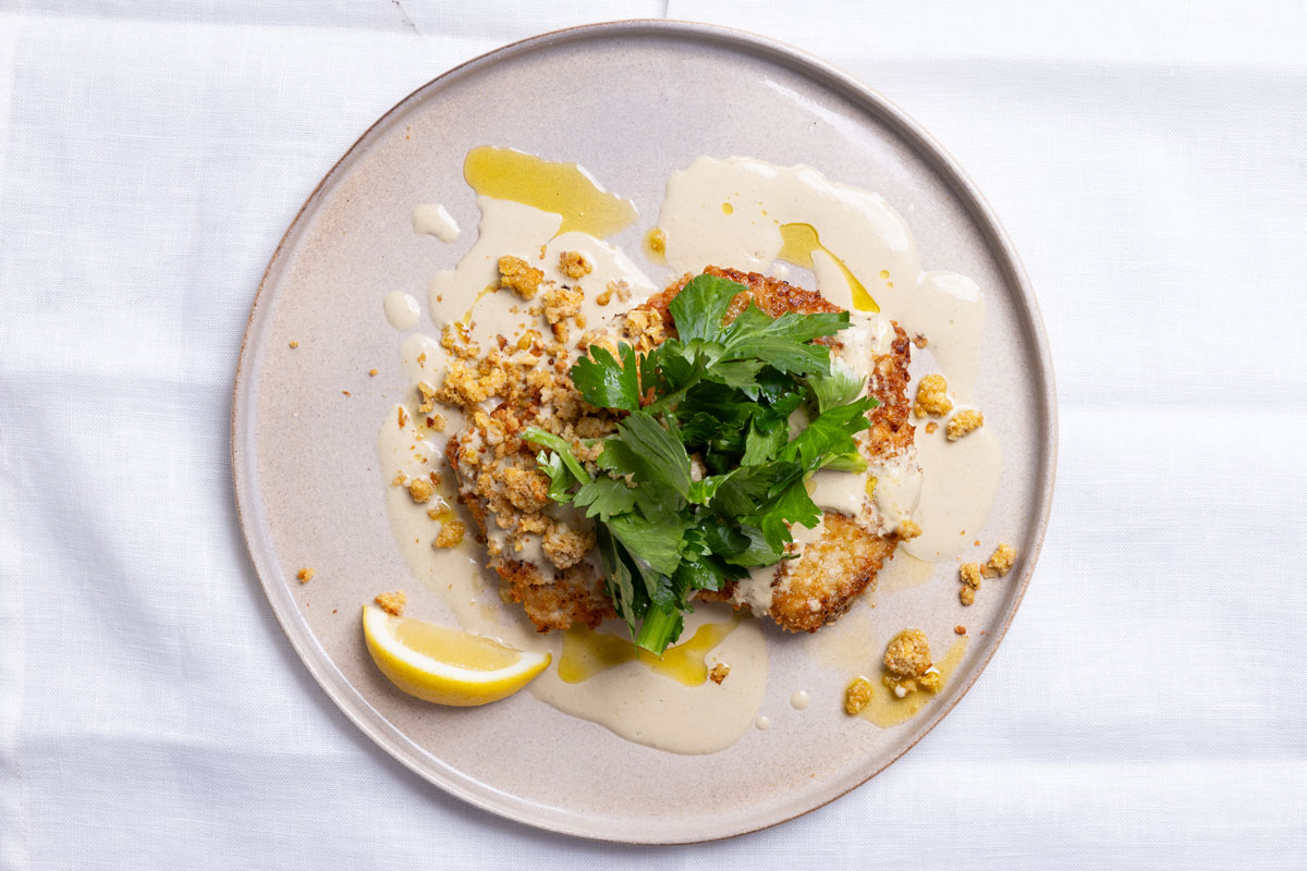 Crumbed pork cutlets and tonnato sauce recipe | WW TASTE