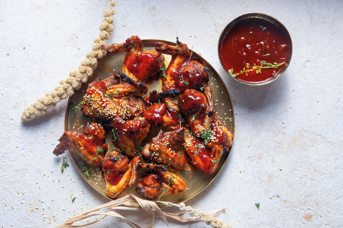 Sticky air-fryer chicken wings | Woolworths TASTE