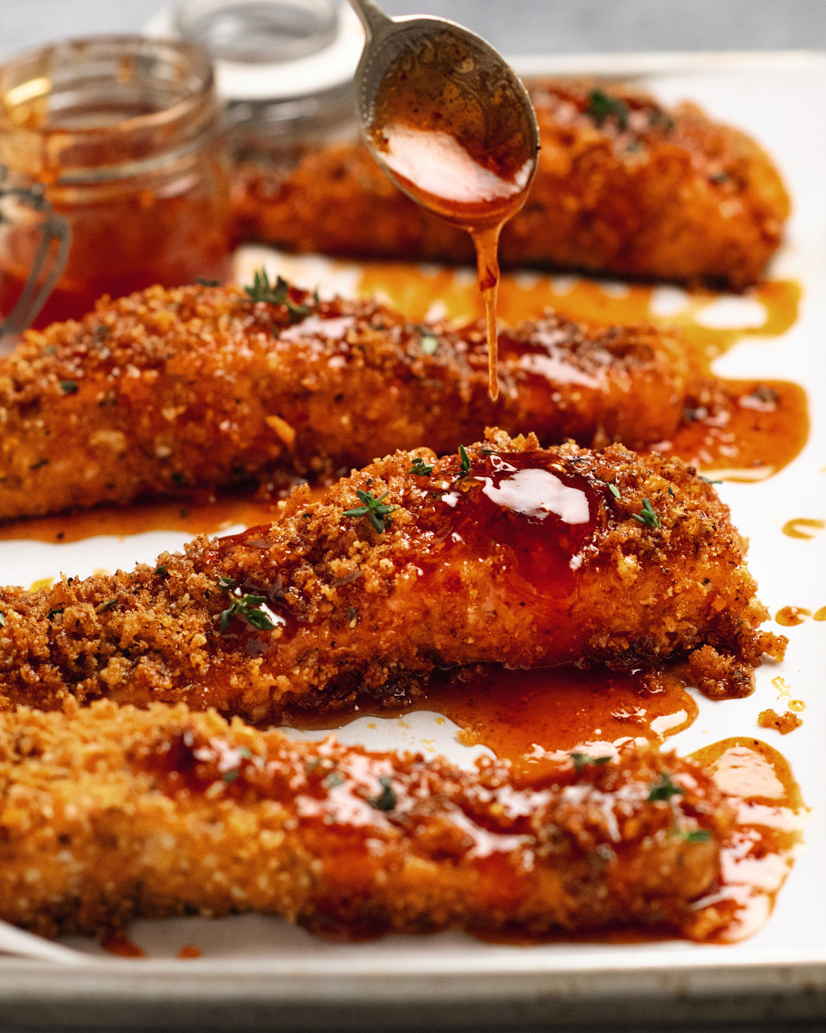 Double crunch hot honey salmon | Woolworths TASTE