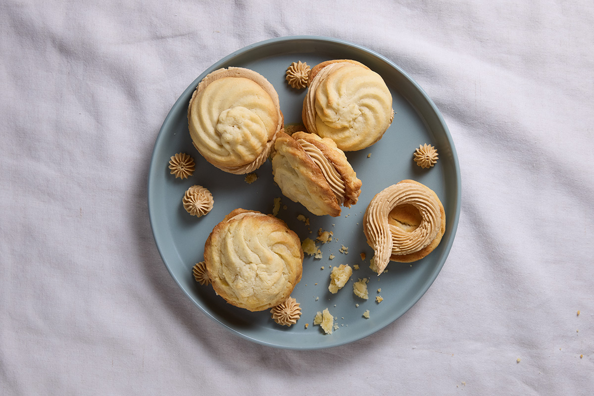 Butter biscuits with coffee buttercream icing | Woolworths TASTE