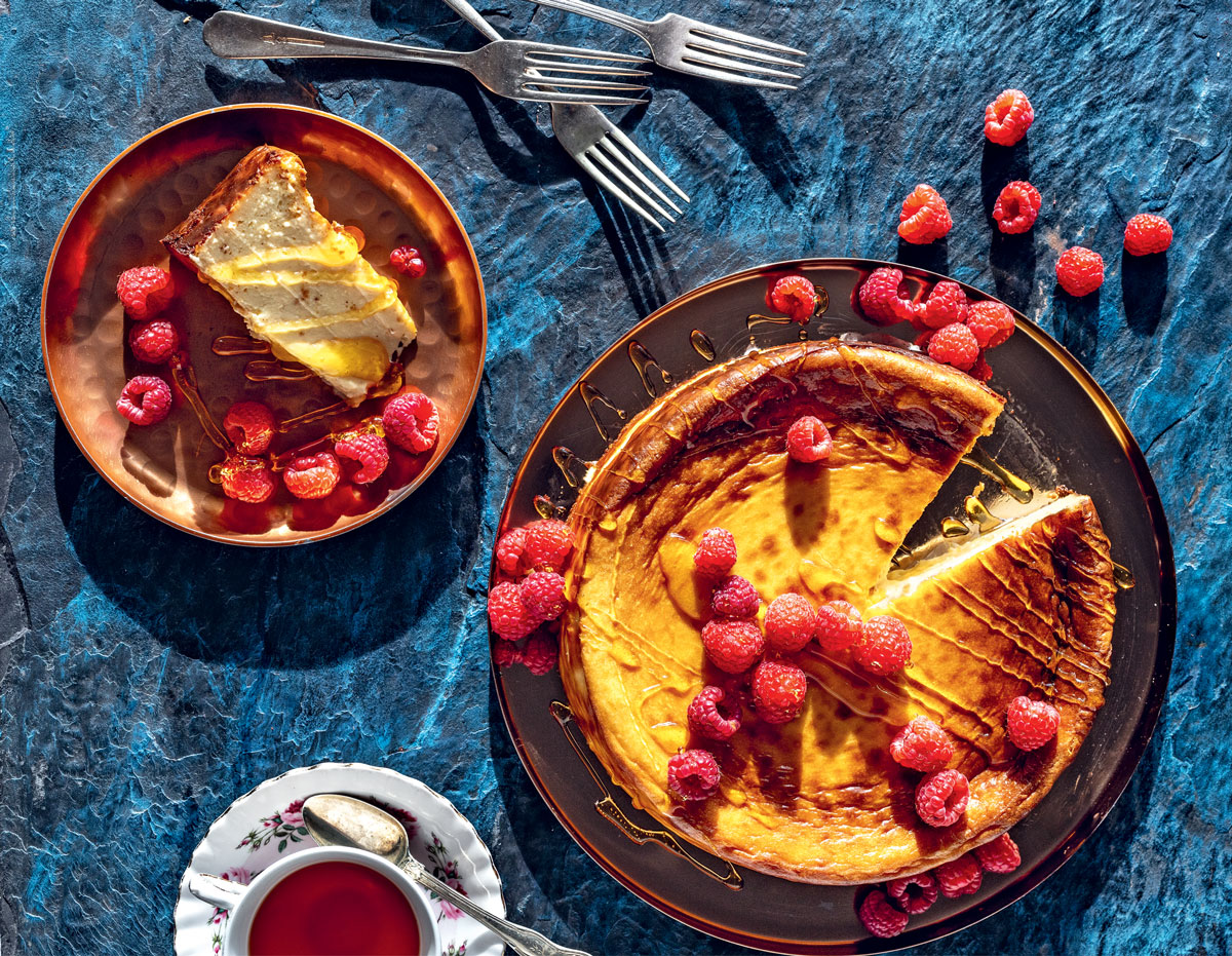 Rooibos honey Basque cheesecake | Woolworths TASTE