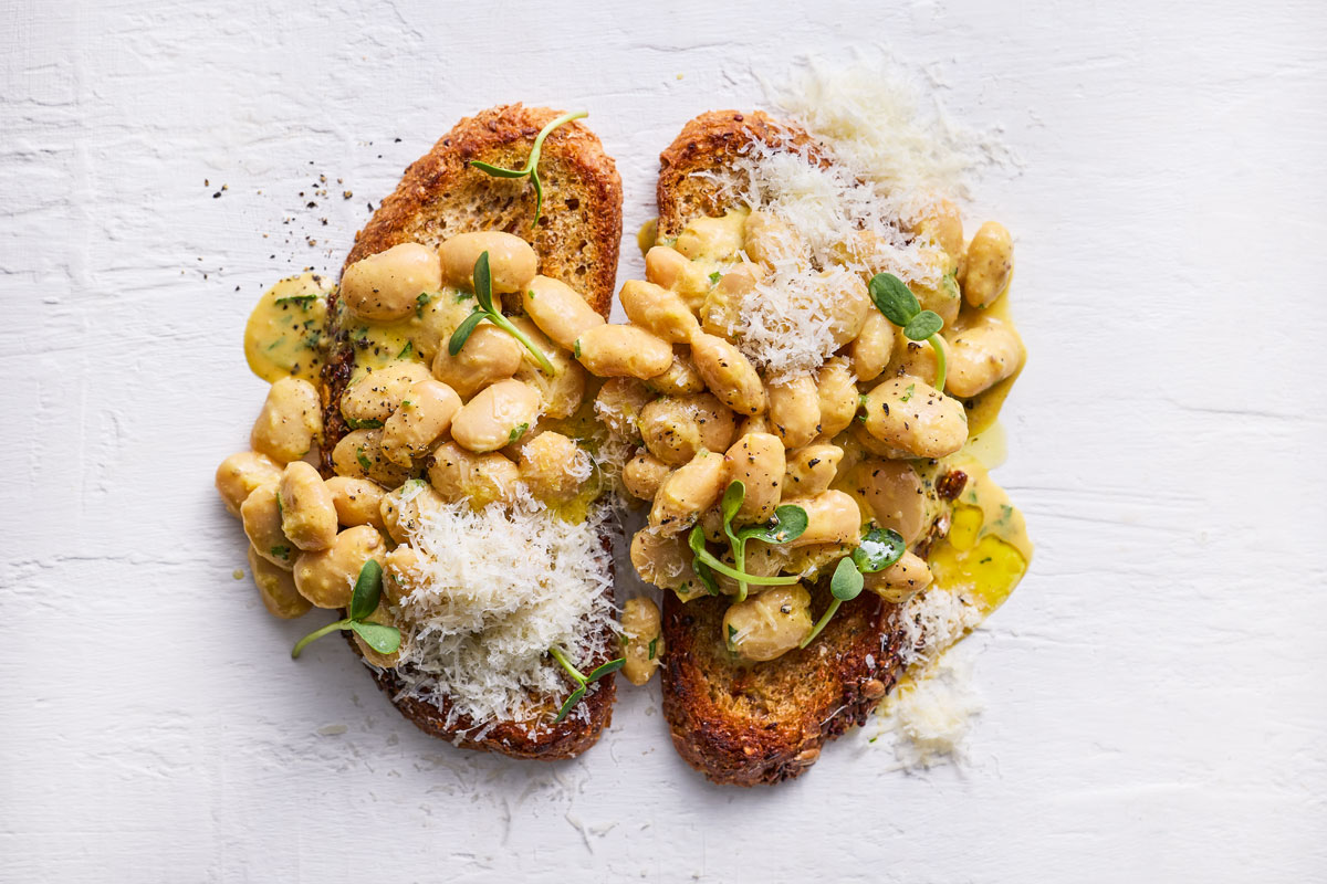 Caesar butter beans on toast recipe | Woolworths TASTE