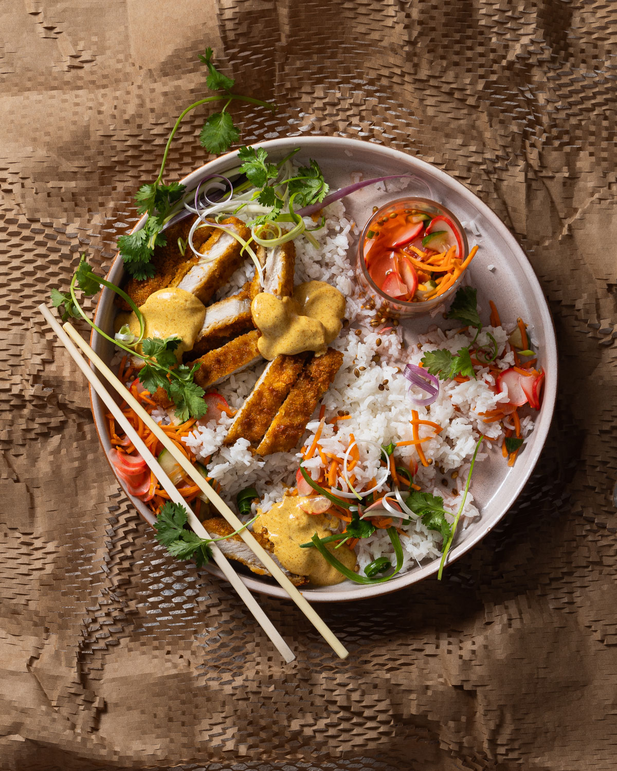 Crispy pork katsu with a quick pickle | Woolworths TASTE