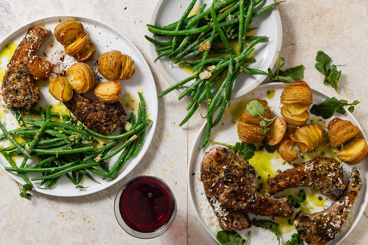 Herb-crusted lamb chops | Woolworths TASTE